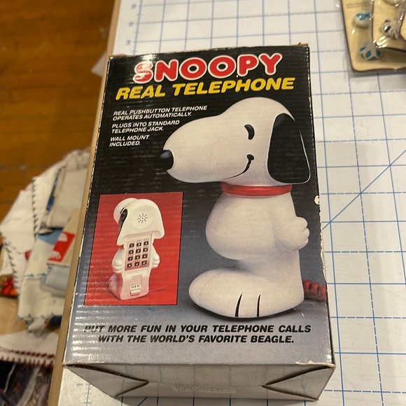 Peanuts | Other | Vintage Snoopy Landline Telephone | Poshmark